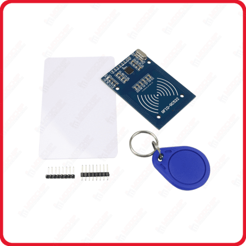 Kit RFID RC522 Détecteur 13.56 mhz carte et badge - Modchip Maroc